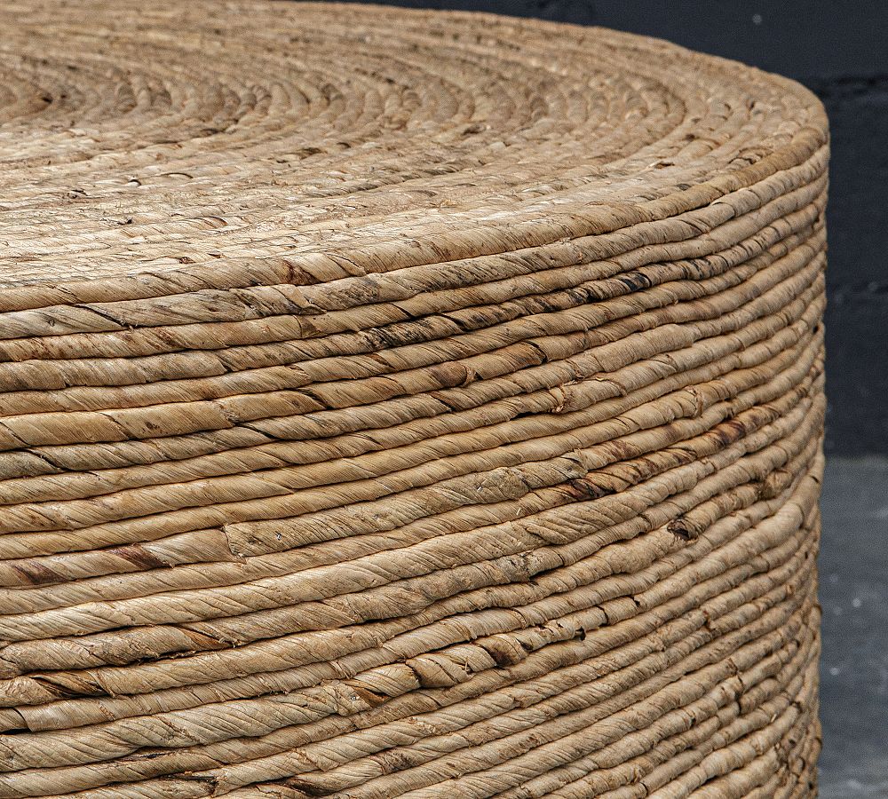 Noah Round Woven Coffee Table | Pottery Barn