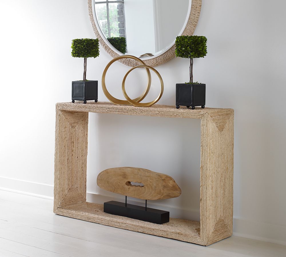 Noah Woven Console Table | Pottery Barn