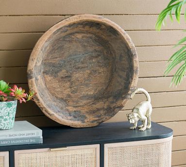 Pottery Barn Wooden Bowl