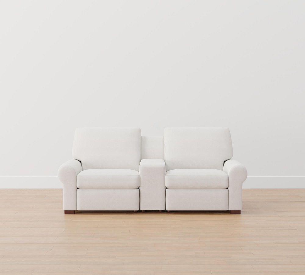Turner Roll Arm Upholstered Power Reclining Sofa | Pottery Barn