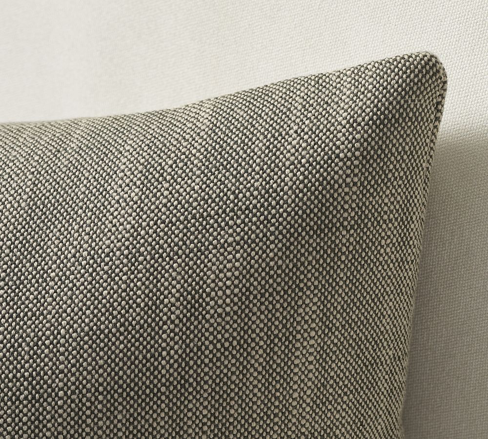 Performance Slub Outdoor Throw Pillow | Pottery Barn
