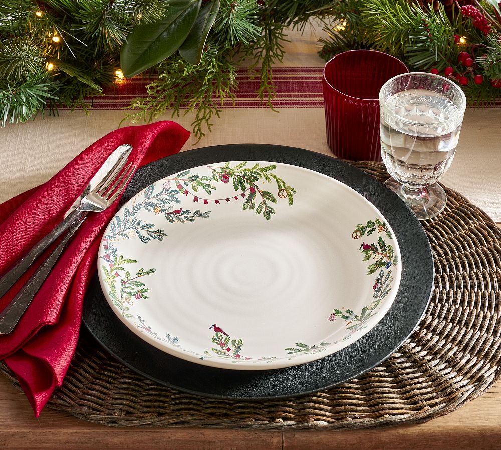 Christmas in the Country Dinnerware Collection | Pottery Barn
