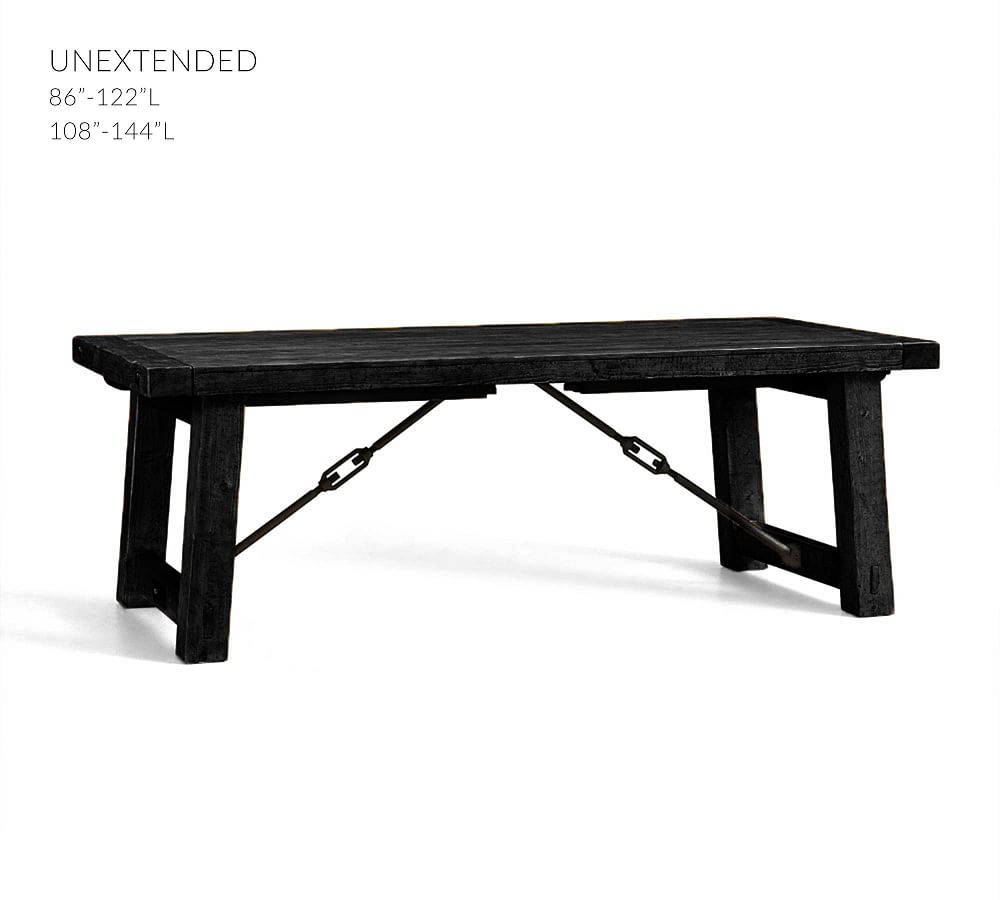 Benchwright Extending Dining Table | Pottery Barn