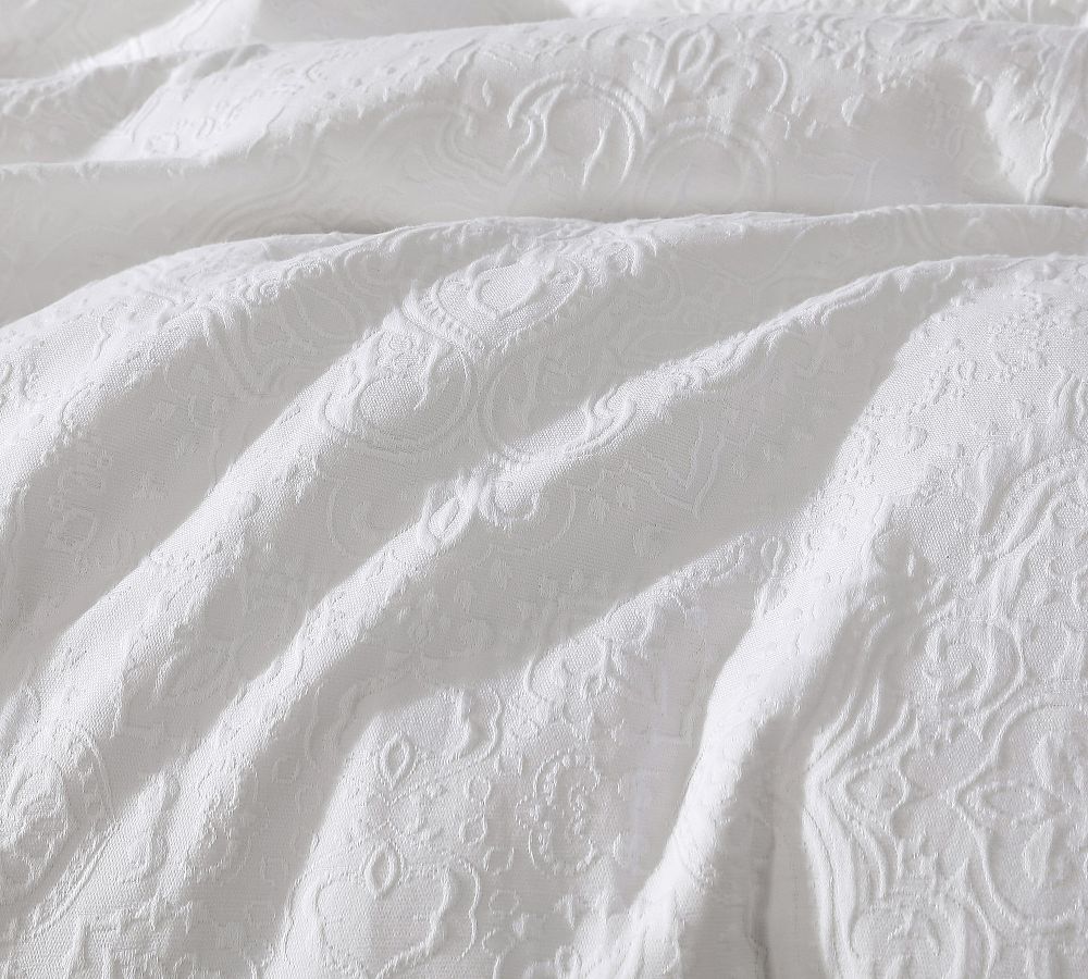 Lucette 3-Piece Cotton Comforter & Shams Set | Pottery Barn