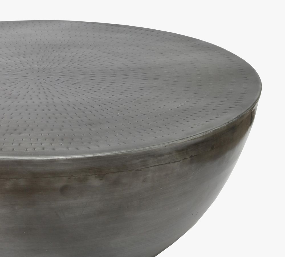 Rebel Round Metal Coffee Table | Pottery Barn