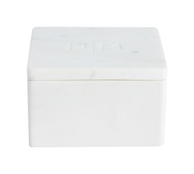 Square Marble Trinket Box | Pottery Barn