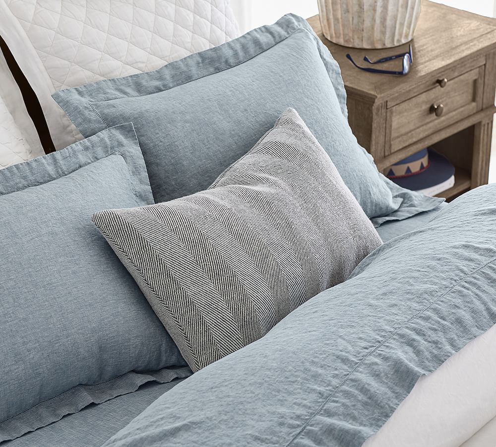 Priela Striped Lumbar Throw Pillow Cover | Pottery Barn