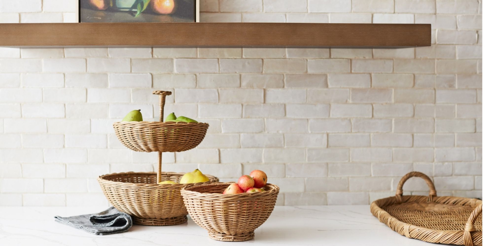 Handwoven Wicker Bowl | Pottery Barn