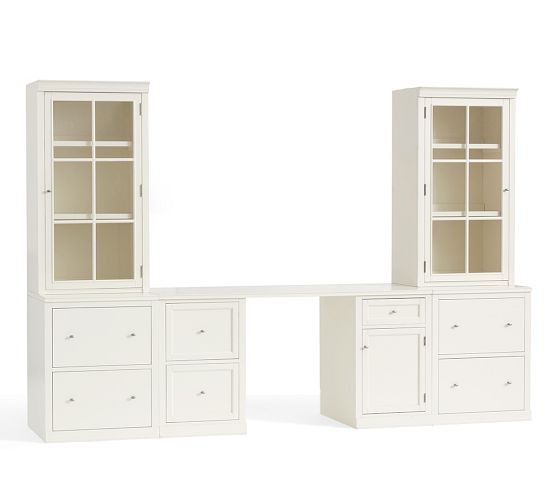 Logan Executive Desk with Drawers Office Suite | Pottery Barn