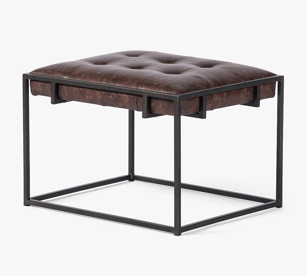 Ford Leather End Table | Pottery Barn