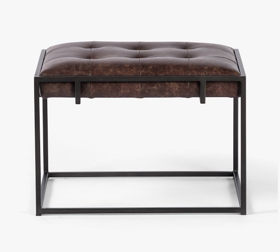Ford Leather End Table | Pottery Barn
