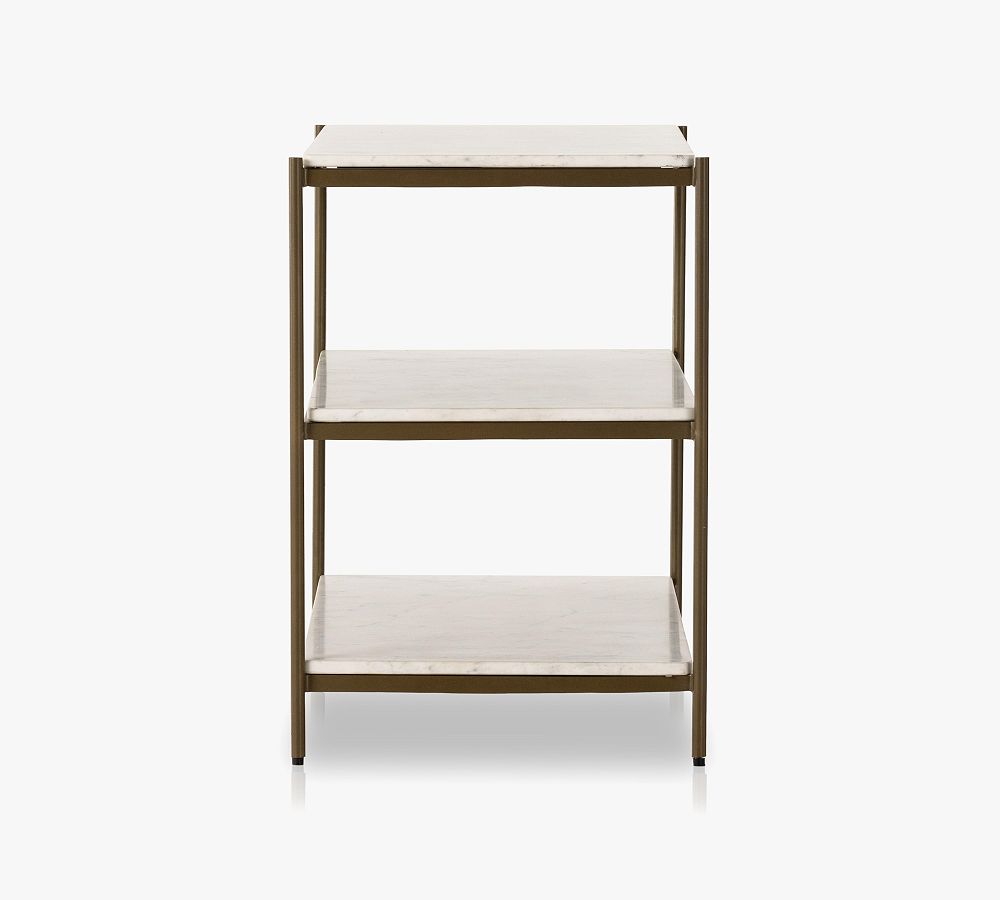 Burwell Marble Nightstand | Pottery Barn