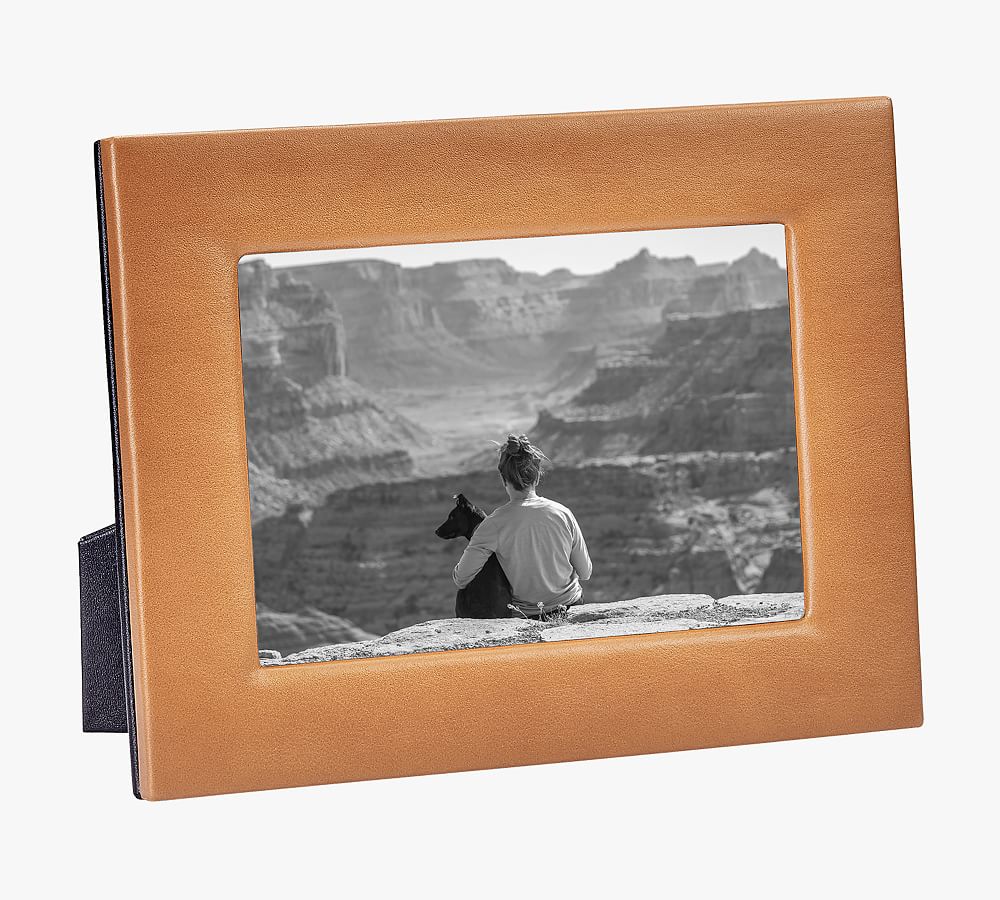 Handcrafted Leather Picture Frame | Pottery Barn