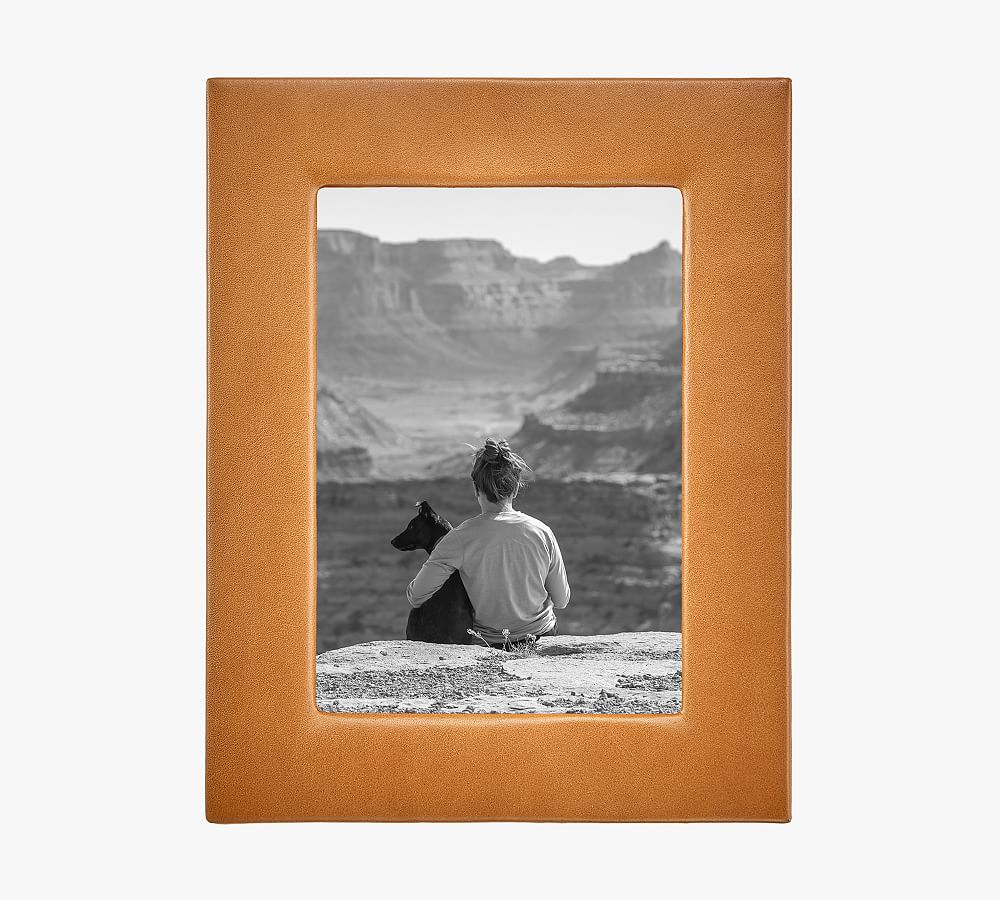 Handcrafted Leather Picture Frame | Pottery Barn