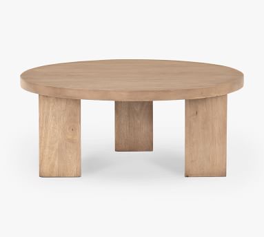 Hamlete Round Coffee Table | Pottery Barn