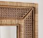 Ash Rattan Wall Mirror, 24" X 36" | Pottery Barn