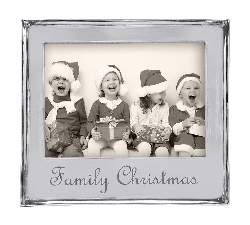 Family Christmas Handcrafted Metal Frames | Pottery Barn