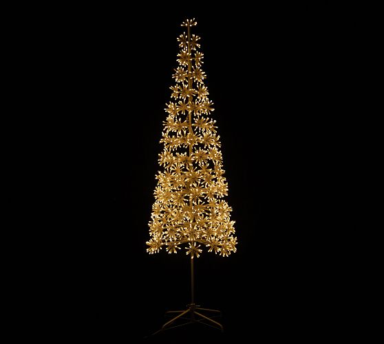Lit Slim Snowflake Tree | Pottery Barn