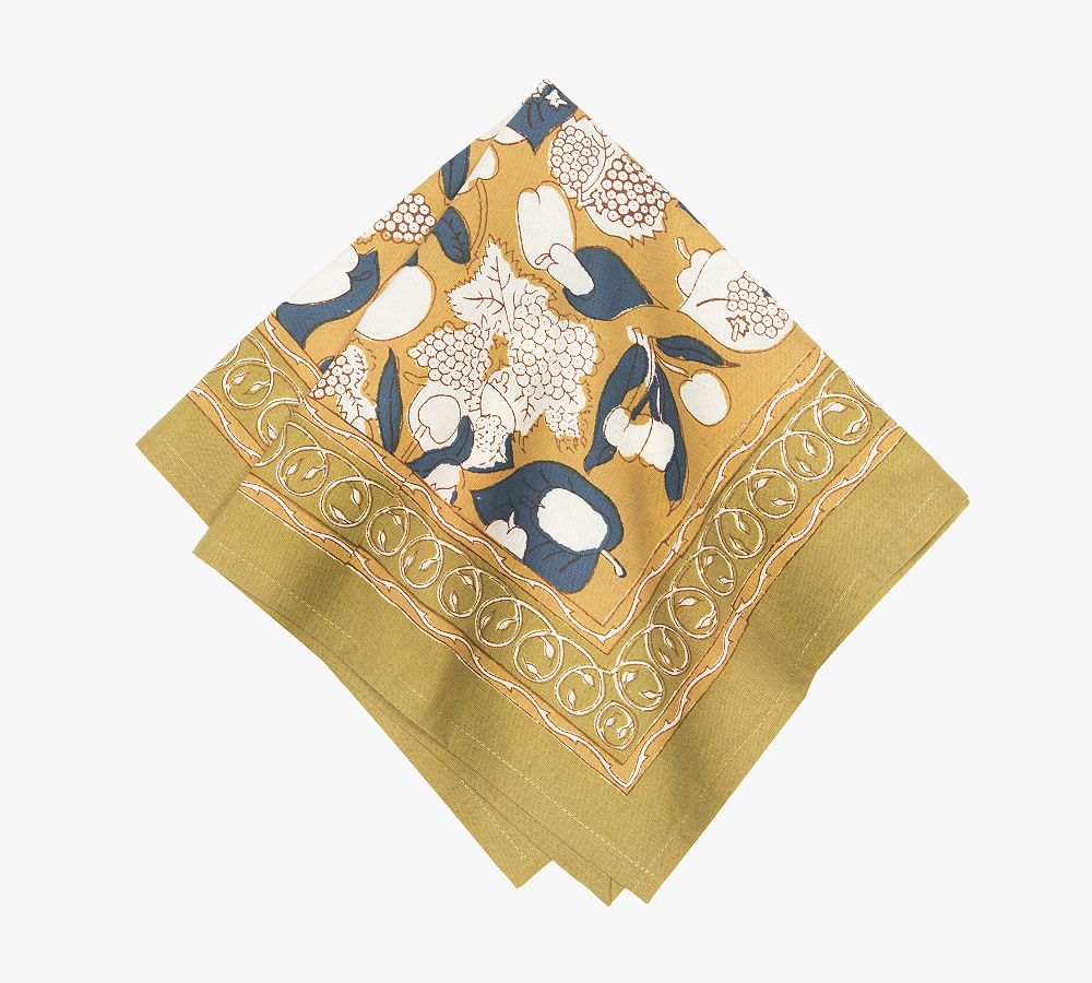 Camille Cotton Napkins - Set of 6 | Pottery Barn