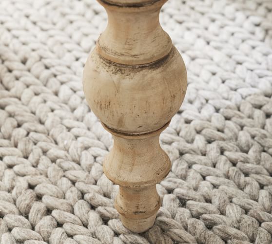 Bander Square Reclaimed Wood End Table | Pottery Barn