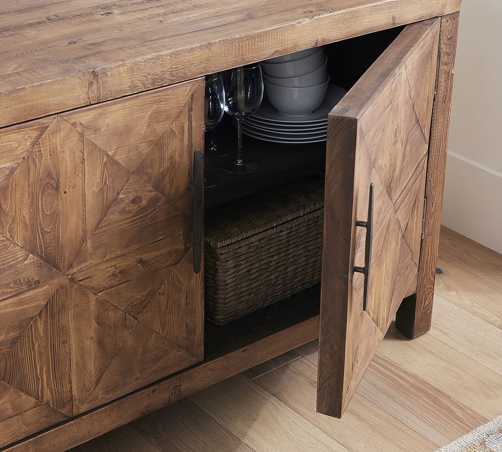 Jovi Carved Reclaimed Wood Buffet | Pottery Barn