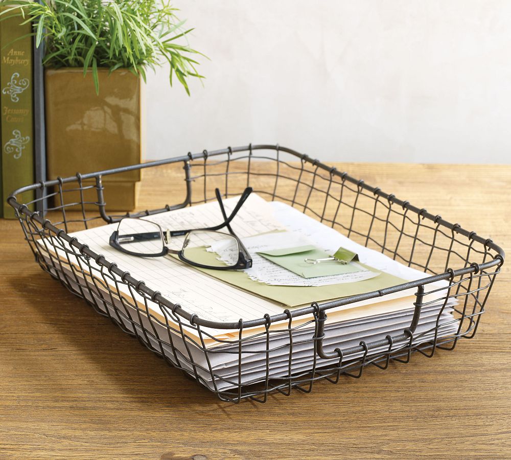 Andrea Letter Basket | Pottery Barn