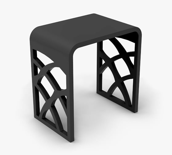 Elin Acrylic Shower Stool | Pottery Barn