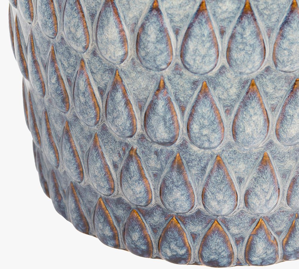 Charles Round Ceramic Accent Table | Pottery Barn
