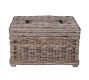 Rattan Square Trunk | Pottery Barn