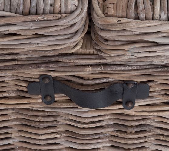 Rattan Square Trunk | Pottery Barn