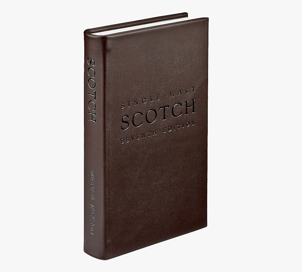 Single Malt Scotch By Michael Jackson Leather-Bound Book | Pottery Barn