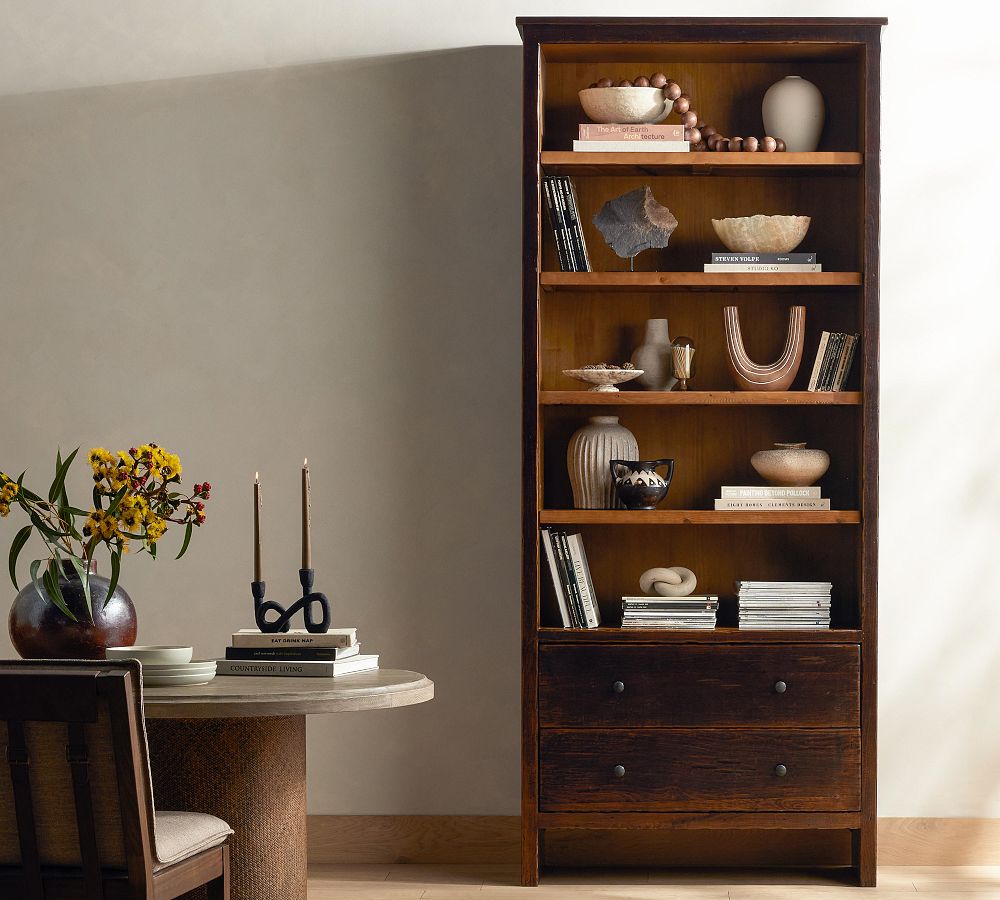 Cortana Bookcase with Drawers | Pottery Barn