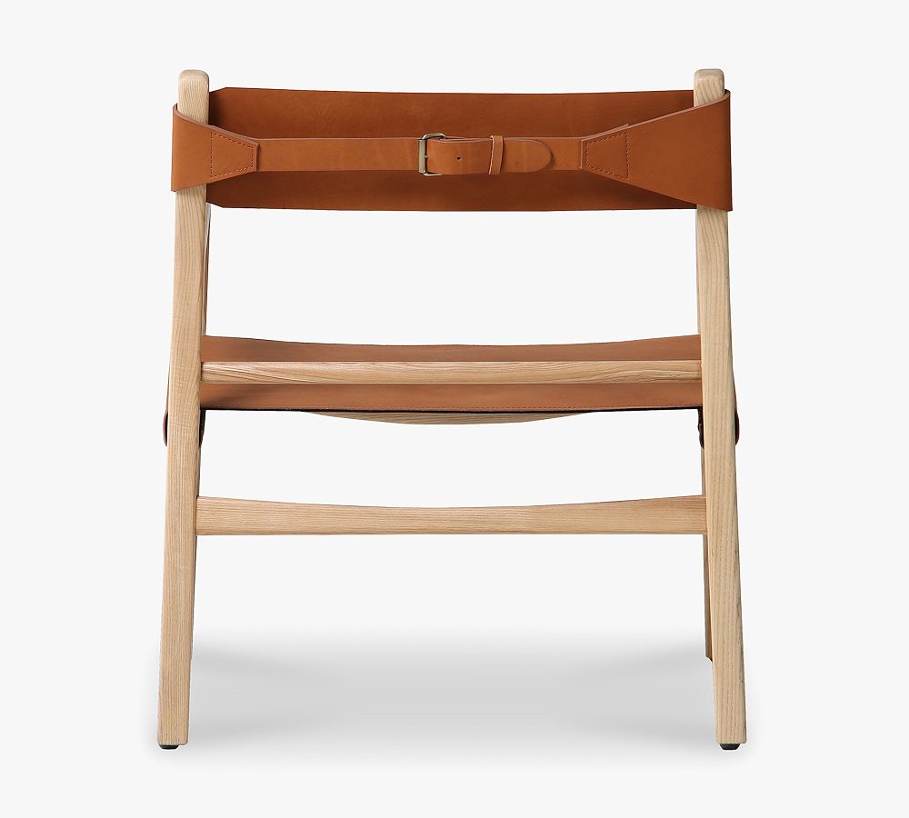 Carina Leather Accent Chair | Pottery Barn