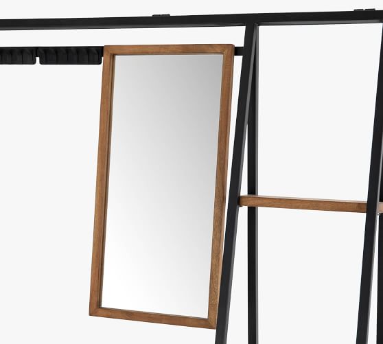 Javon Entryway Hall Tree with Mirror | Pottery Barn