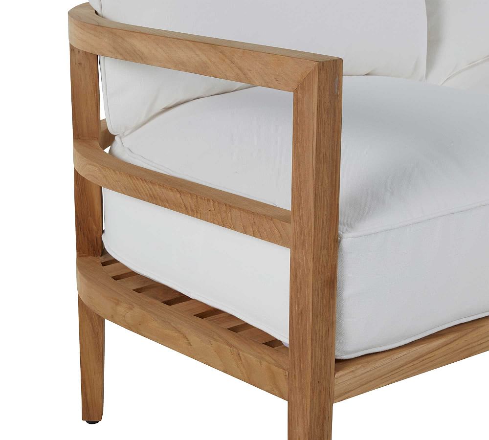 Oxeia Teak Outdoor Sofa | Pottery Barn