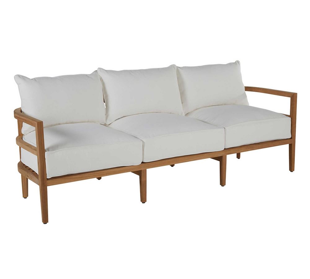 Oxeia Teak Outdoor Sofa | Pottery Barn