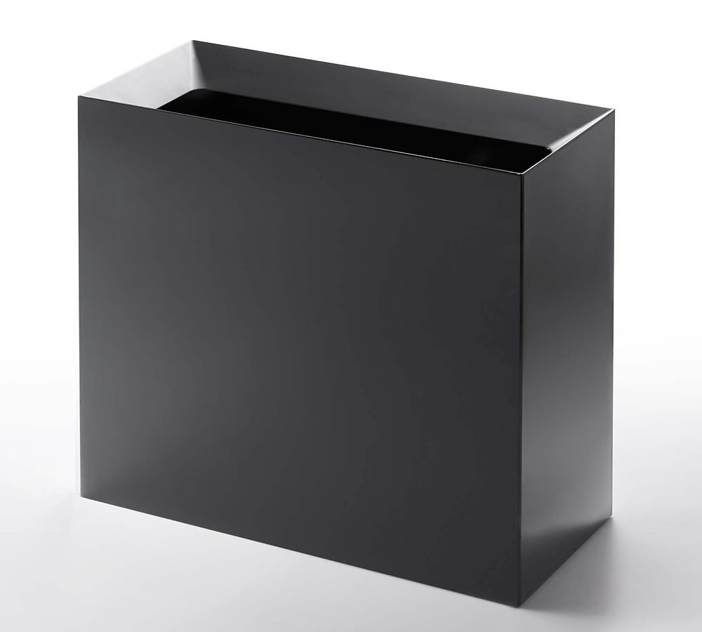 Yamazaki Rectangular Open Top 3.9 Gallon Trash Can | Pottery Barn