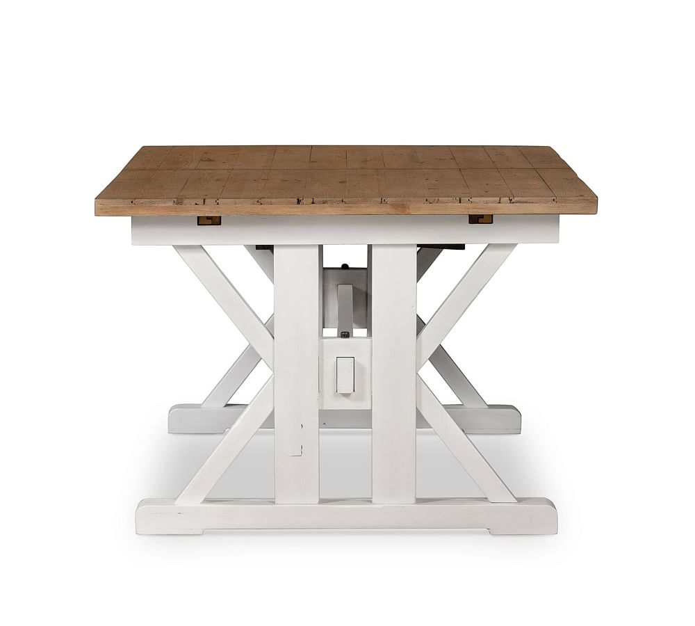 Hart Reclaimed Wood Extending Trestle Dining Table | Pottery Barn