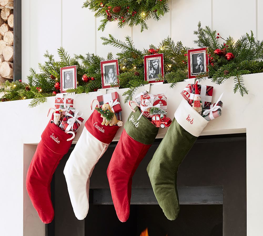 Enamel Frame Stocking Holders | Pottery Barn