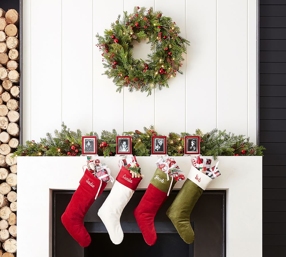 Enamel Frame Stocking Holders | Pottery Barn