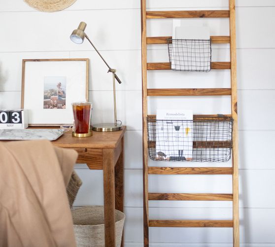 Andrea Ladder With Storage Boxes | Pottery Barn