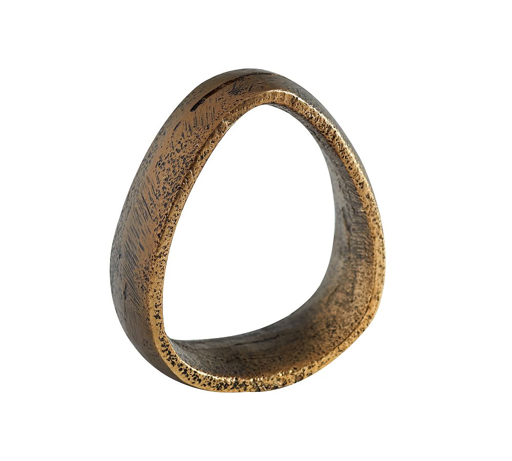 Austin Tumbled Metal Place Card Holders - Set of 4 | Pottery Barn