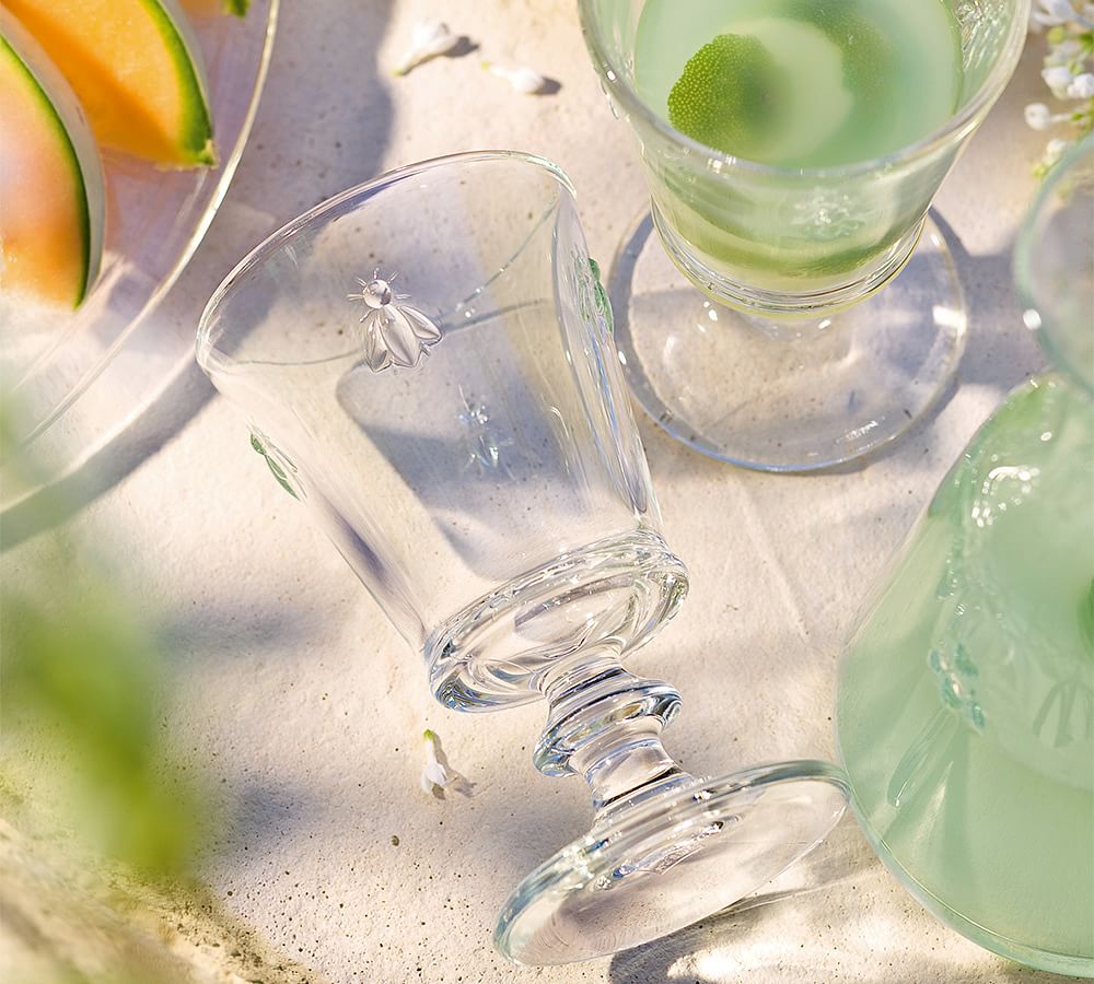La Rochere Bee Glass Goblets | Pottery Barn