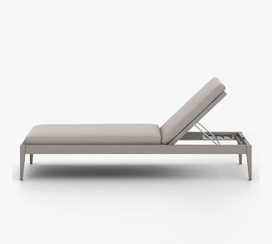 Punta Mita FSC® Teak Single Chaise Lounge | Pottery Barn