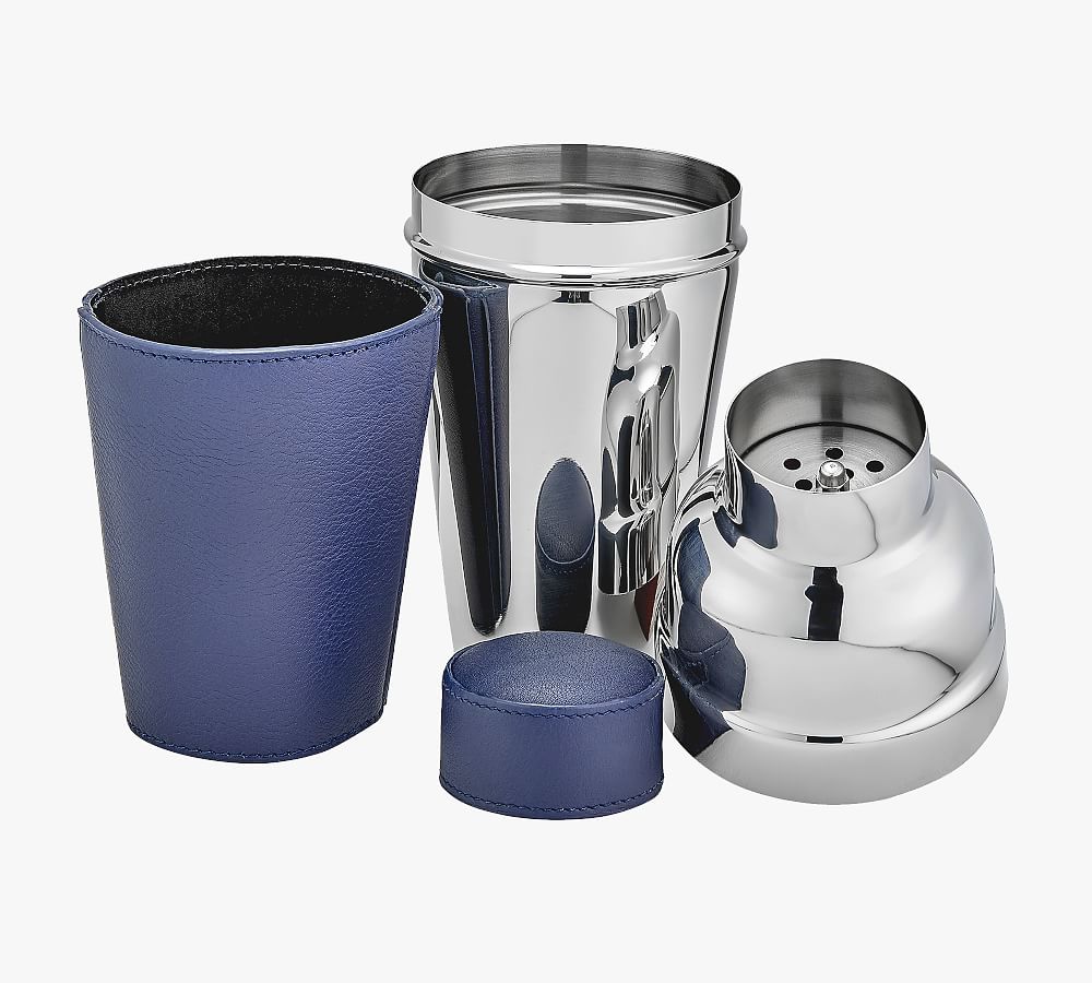 French Handcrafted Leather Cocktail Shaker | Pottery Barn