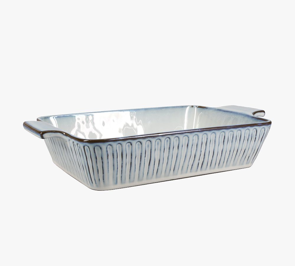 Colonnade Stoneware Rectangular Bakers Set | Pottery Barn