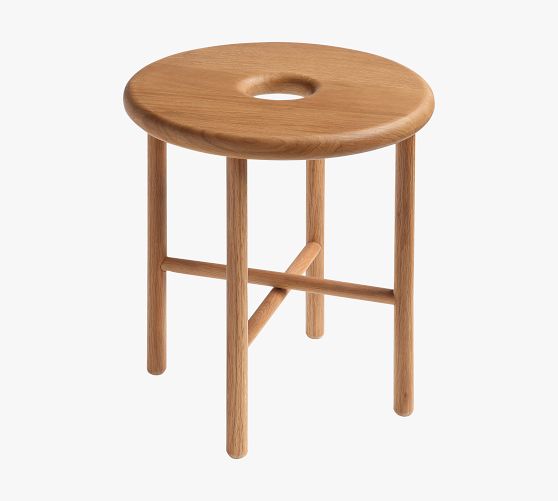 Anya Round Accent Stool | Pottery Barn