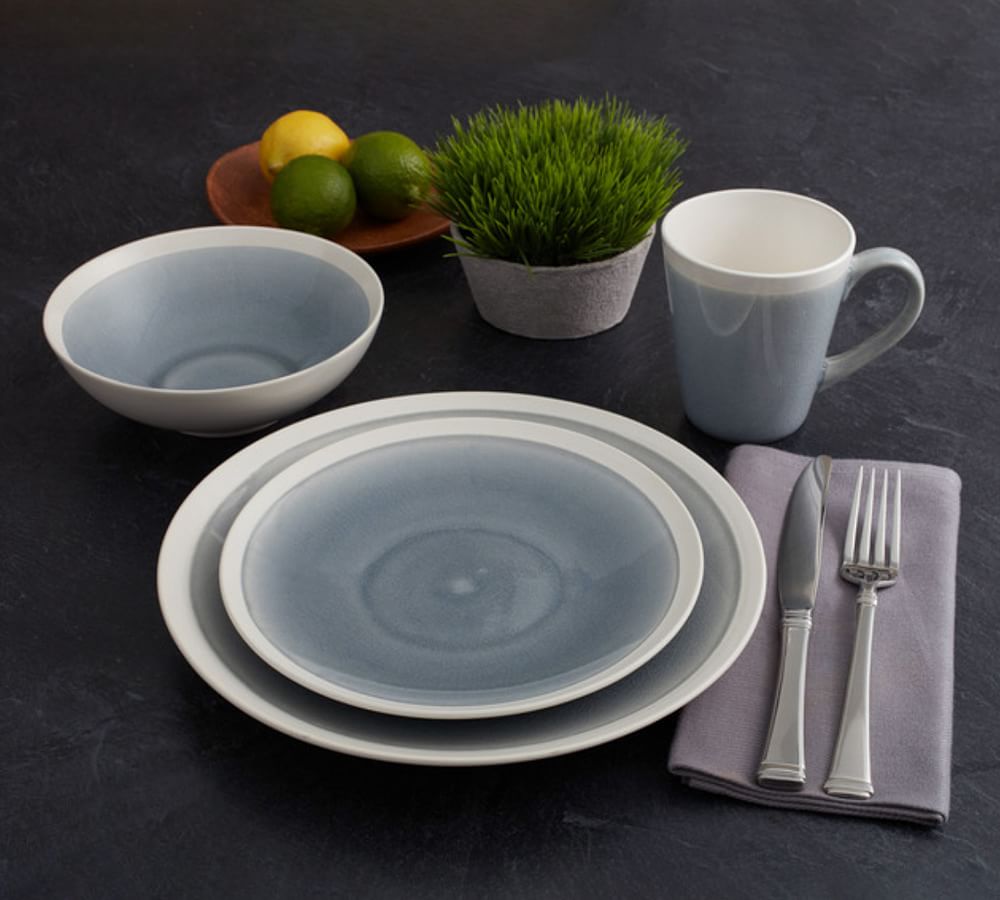 Brielle Stoneware 16-Piece Dinnerware Set | Pottery Barn