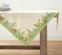 Peter Rabbit™ Garden Cotton/Linen Table Throw | Pottery Barn