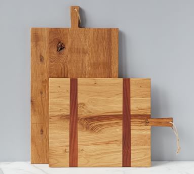 Handmade Reclaimed Oak Cheese Board | Pottery Barn